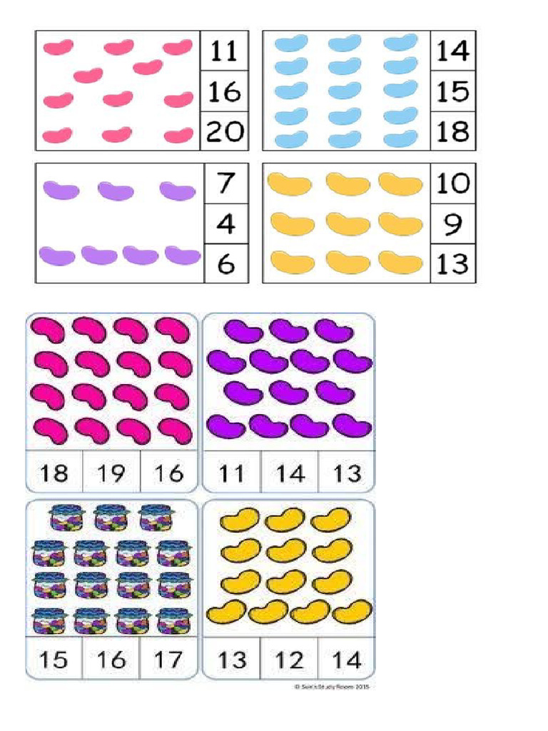 Jelly Beans Cards | PDF