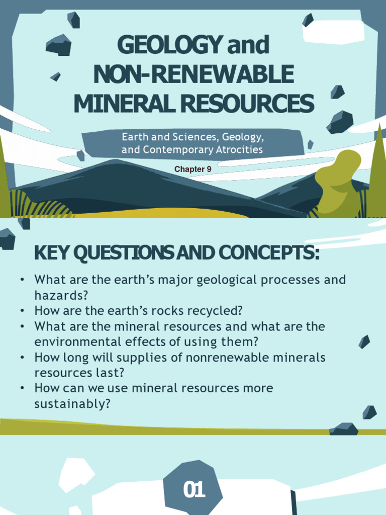 Chapter 9 Geology and Mineral Resources | PDF | Rock (Geology) | Plate ...