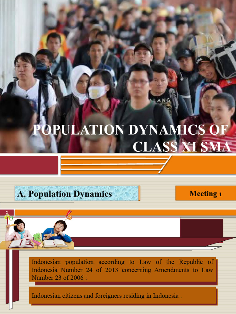 Population Dynamics Class XI SMA | PDF | Birth Rate | Census