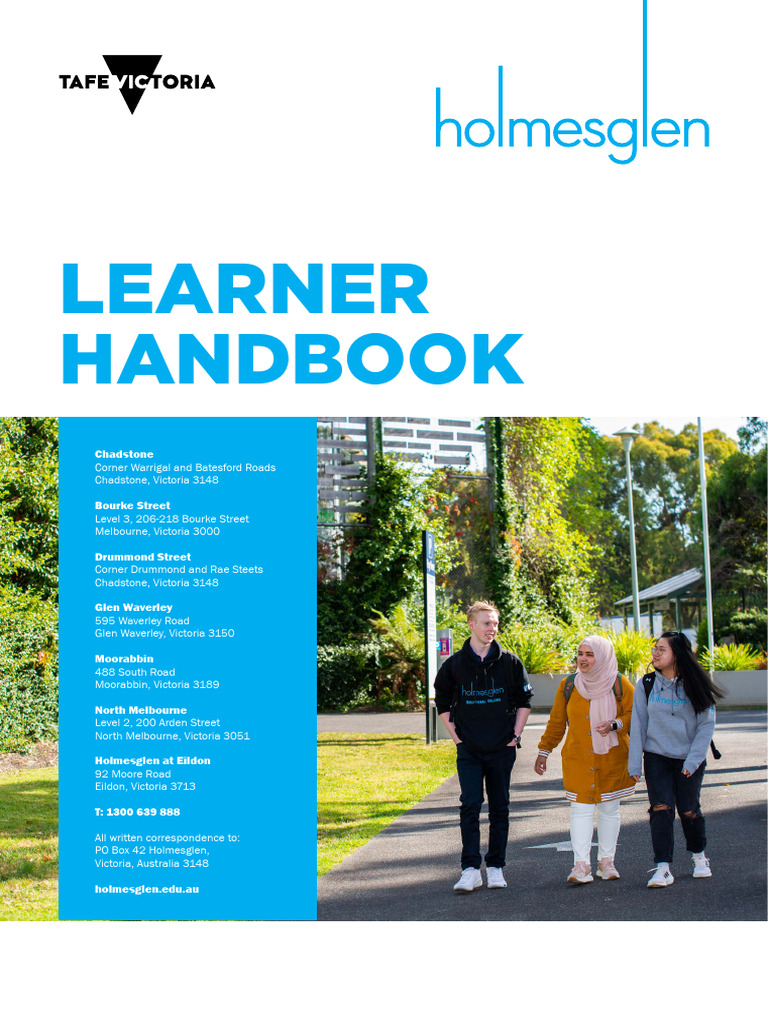 Holmesglen Learner Handbook | PDF | Occupational Safety And Health | Educational Technology