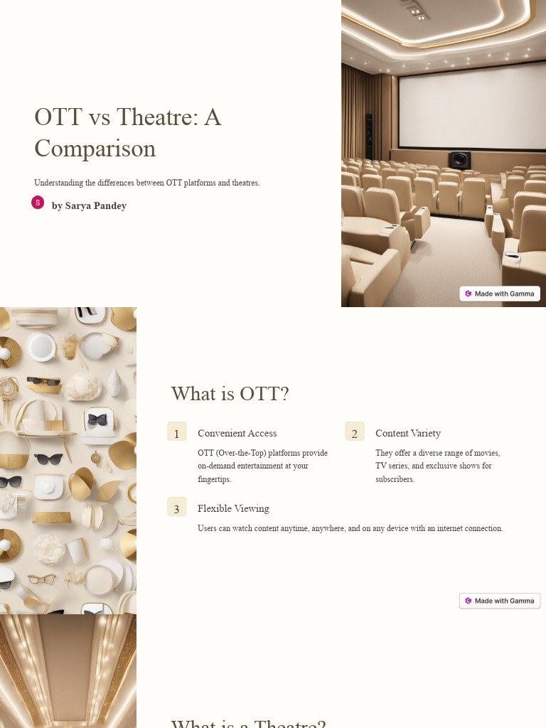 OTT vs Theatre: Key Differences Explained | PDF | Games & Activities ...