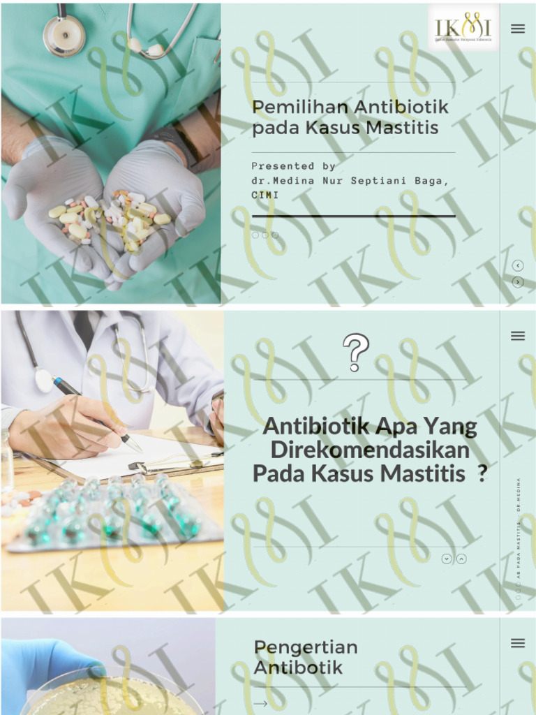 Antibiotic Treatment For Mastitis and Abscess in Indonesia Common ...