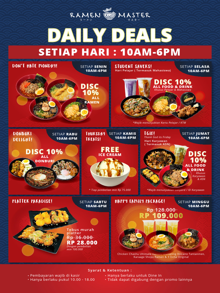 Menu Ramen Master 2024 | PDF | Ramen | Soup