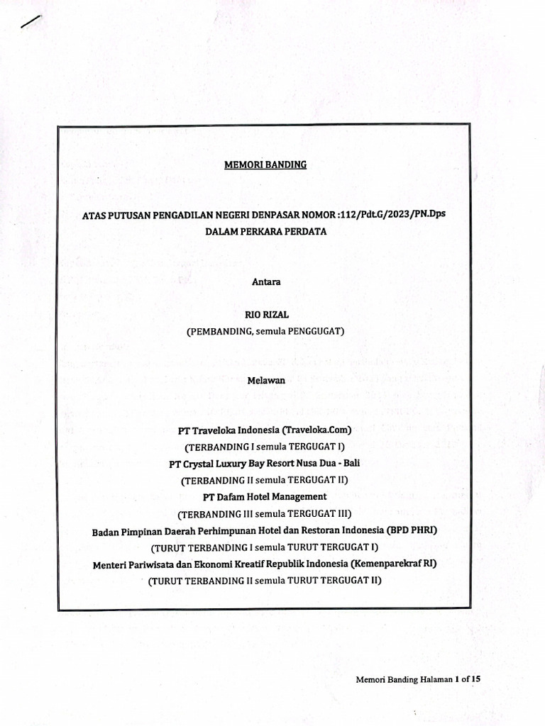 Memori Banding 112 | PDF