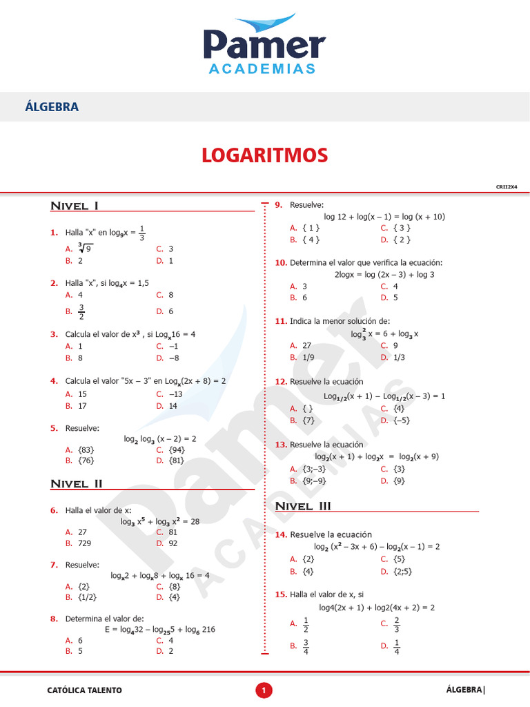 Clase 9 Algebra Letras | PDF | Matemáticas | Álgebra