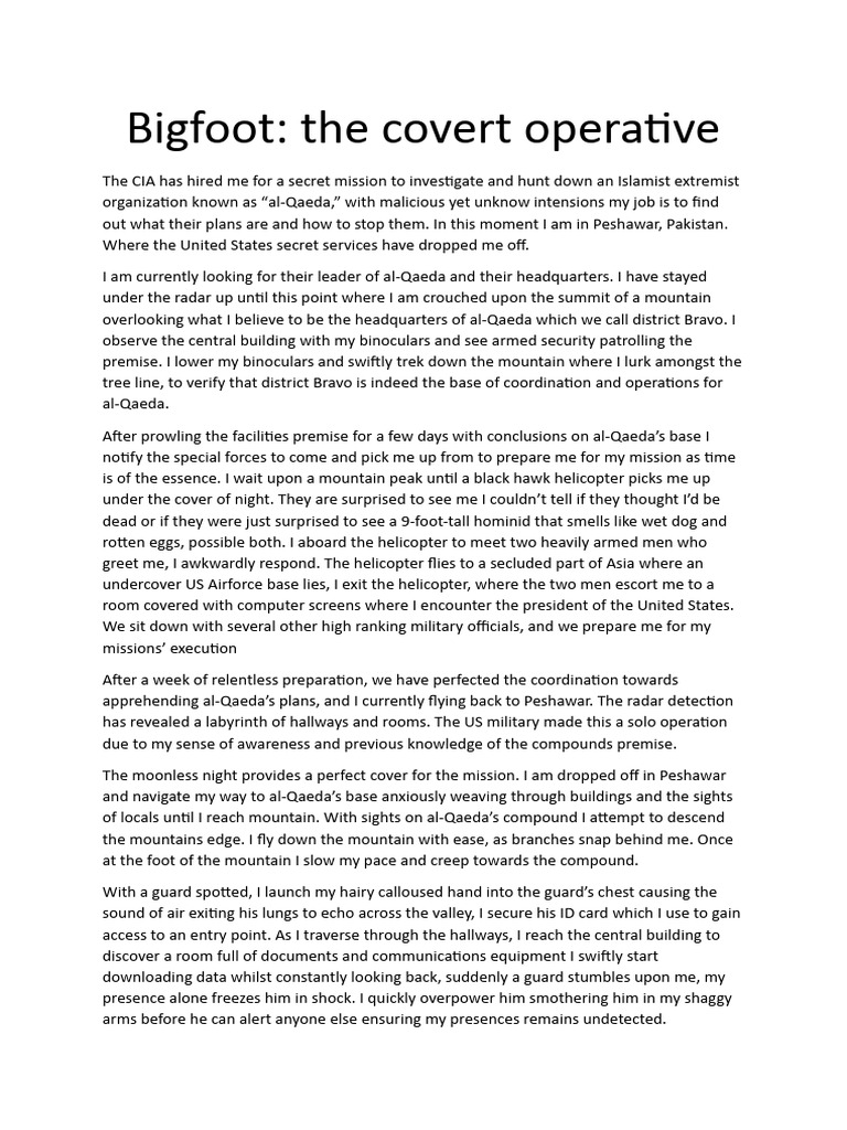 Year 9 English Spy Text | PDF