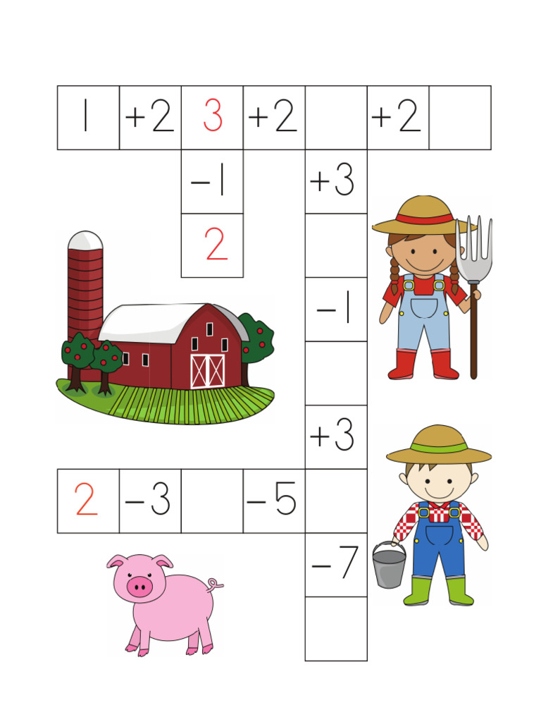 Additionand Subtraction Puzzle Worksheets | PDF