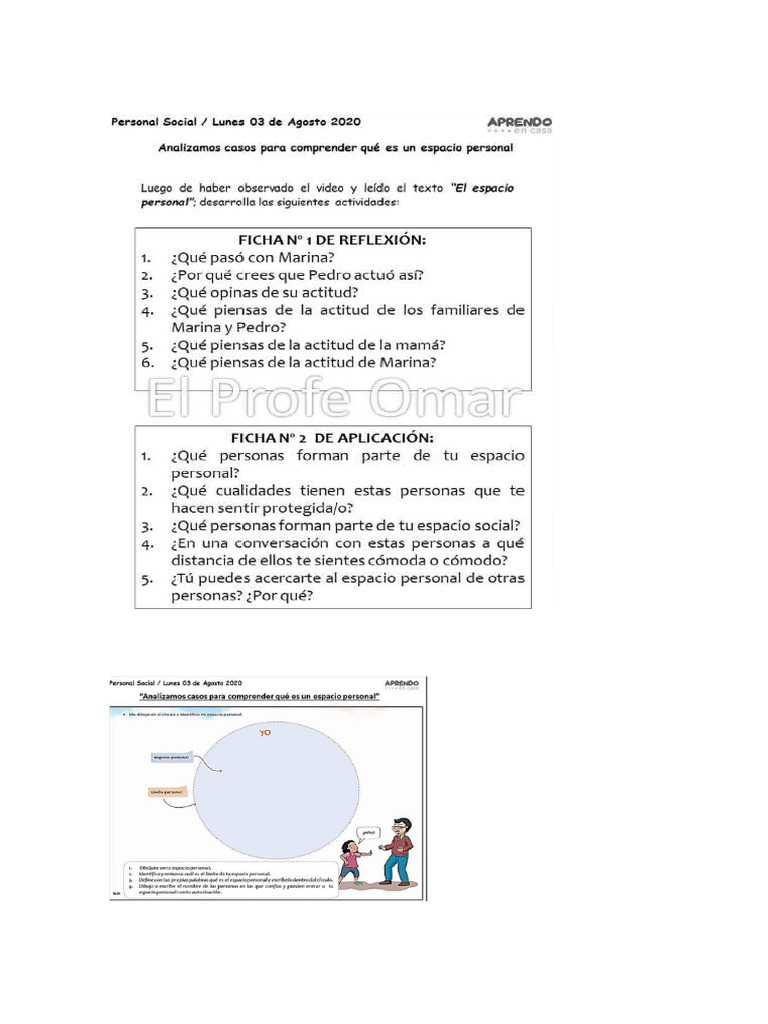 Ficha Espacio Personal | PDF