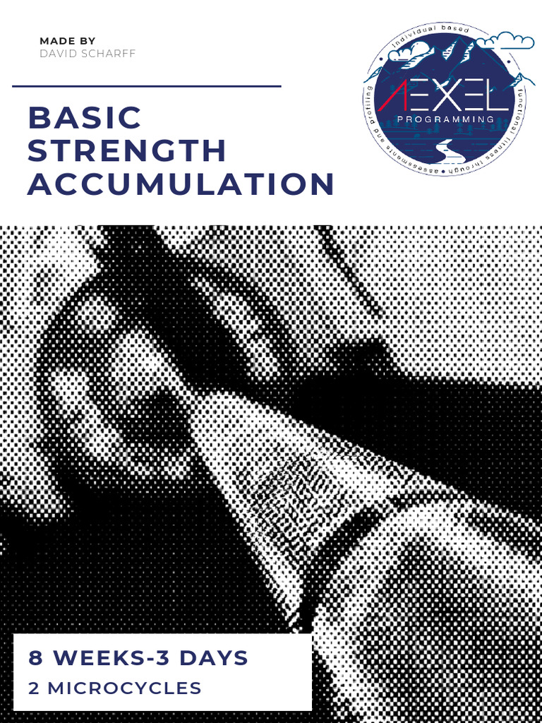 Basic Strength Accumulation | PDF | Physical Exercise | Strength Training