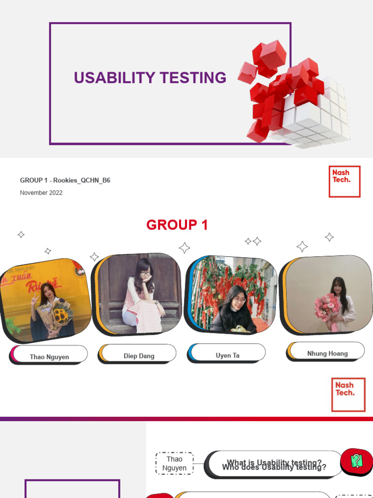 Presentation Group1 | PDF | Usability | Business