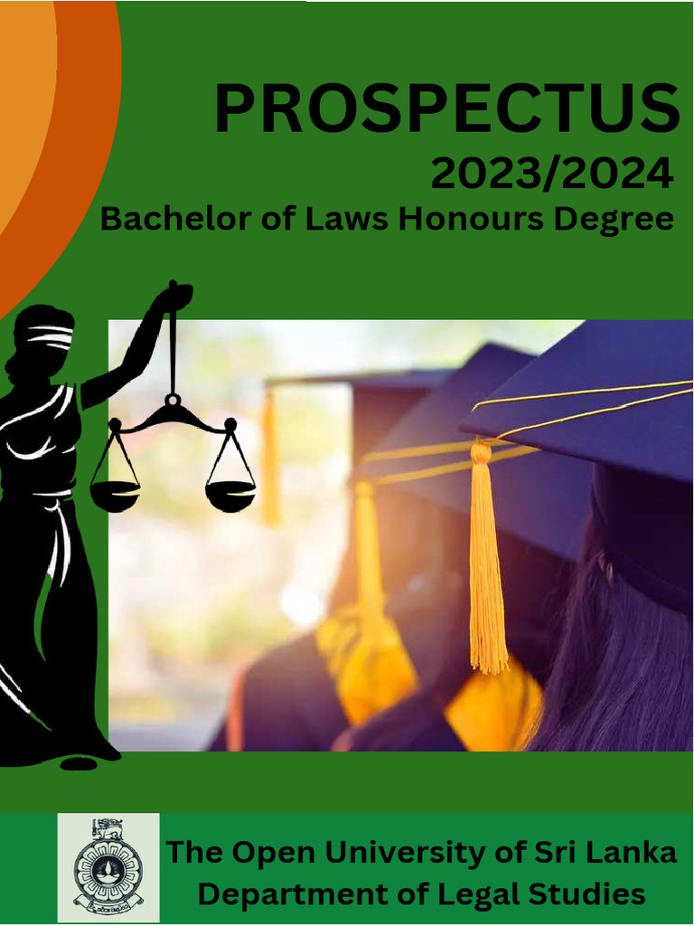LLB 2023-24 Prospectus Final | PDF | Academic Degree