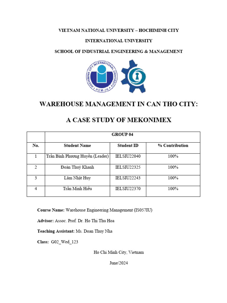 Can Tho Warehouse Case Study | PDF | Warehouse | Supply Chain