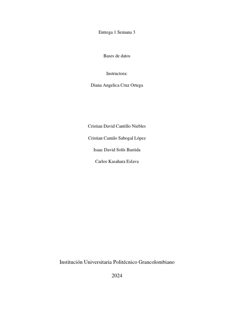 Annotated Escenario 3 BD | PDF | Presupuesto | Bases de datos