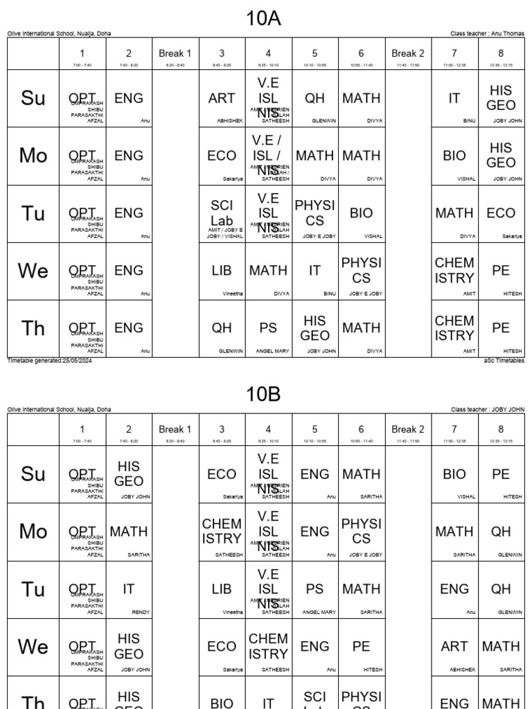 Class TT 24-25 | PDF