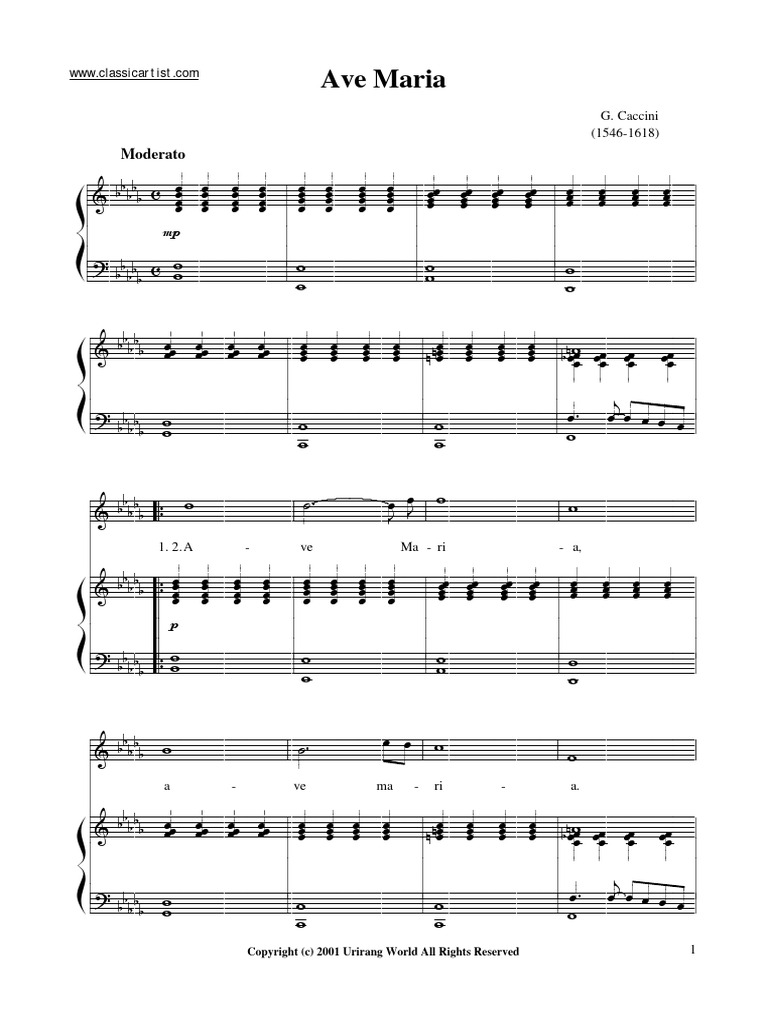 03-Ave Maria BBM | PDF