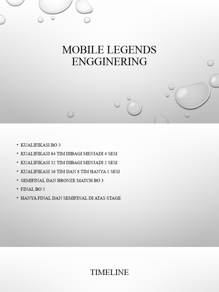 Teknis Mobile Legend | PDF | Griya & Taman