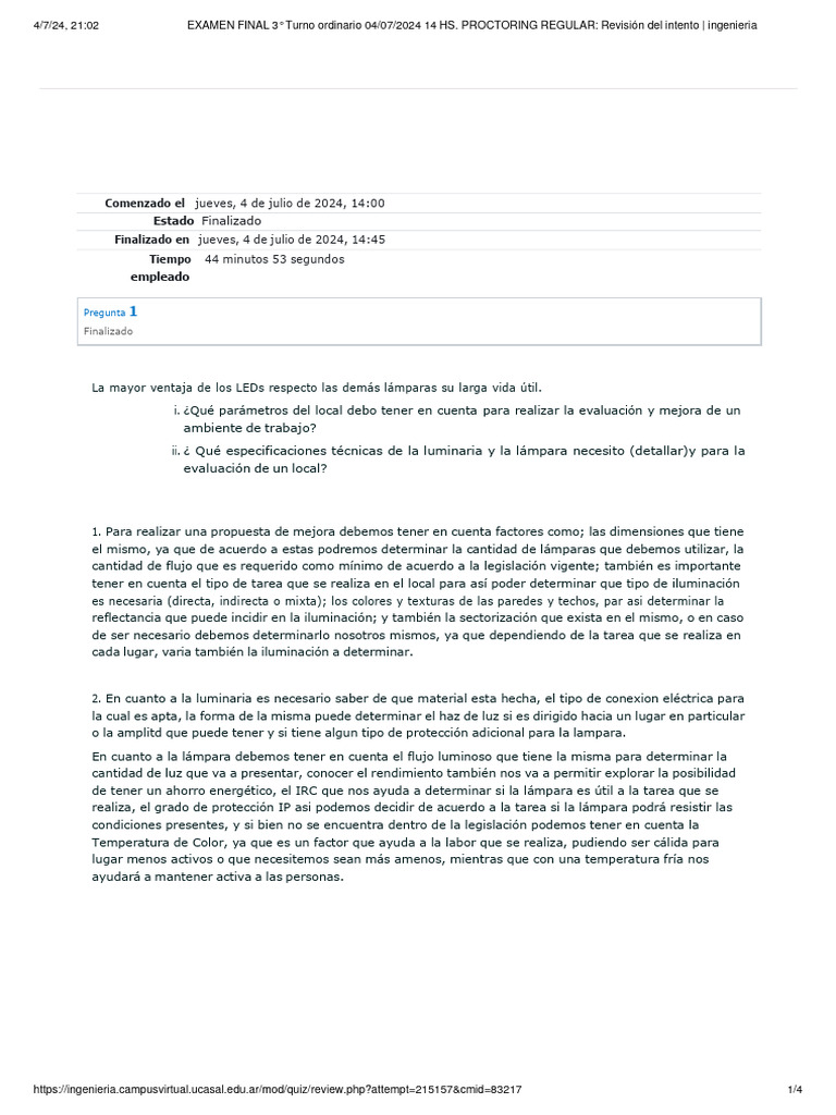 EXAMEN FINAL 3° Turno Ordinario 04 - 07 - 2024 14 HS. PROCTORING ... EXAMEN FINAL 3° Turno Ordinario 04 - 07 - 2024 14 HS. PROCTORING ...