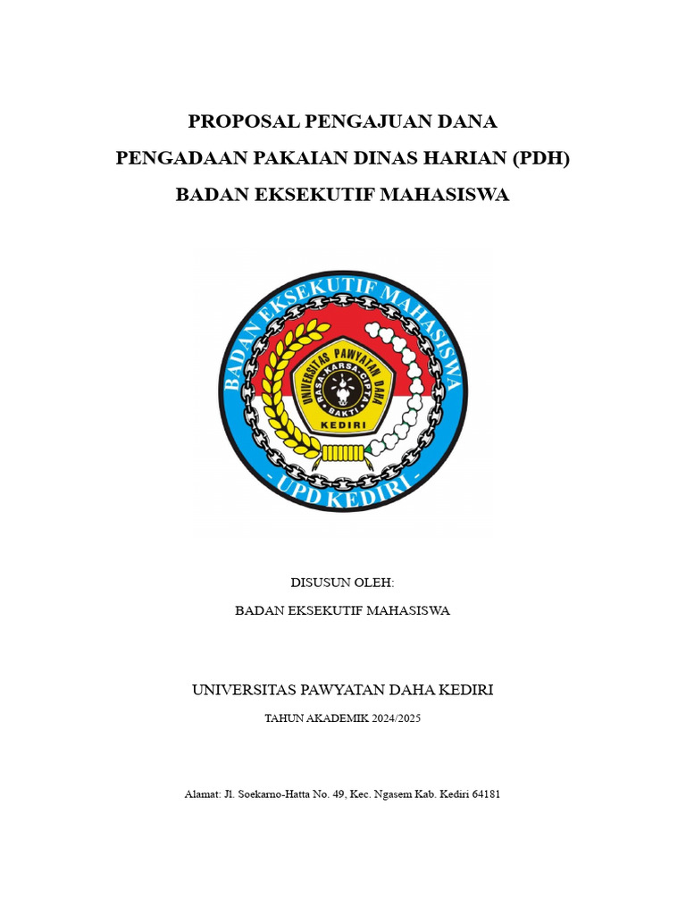 PROPOSAL PENGAJUAN DANA PDH | PDF