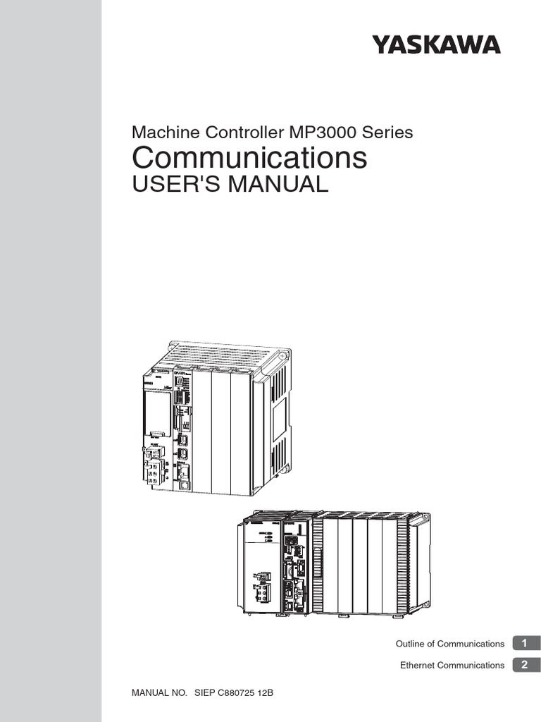 MP3000 Communication | PDF | Power Supply | Programmable Logic Controller