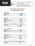 Revised Hostel Fee Structure - 2024-2025 Approved As On 03-April-24 - Hostel Fee 2024 Intake ...