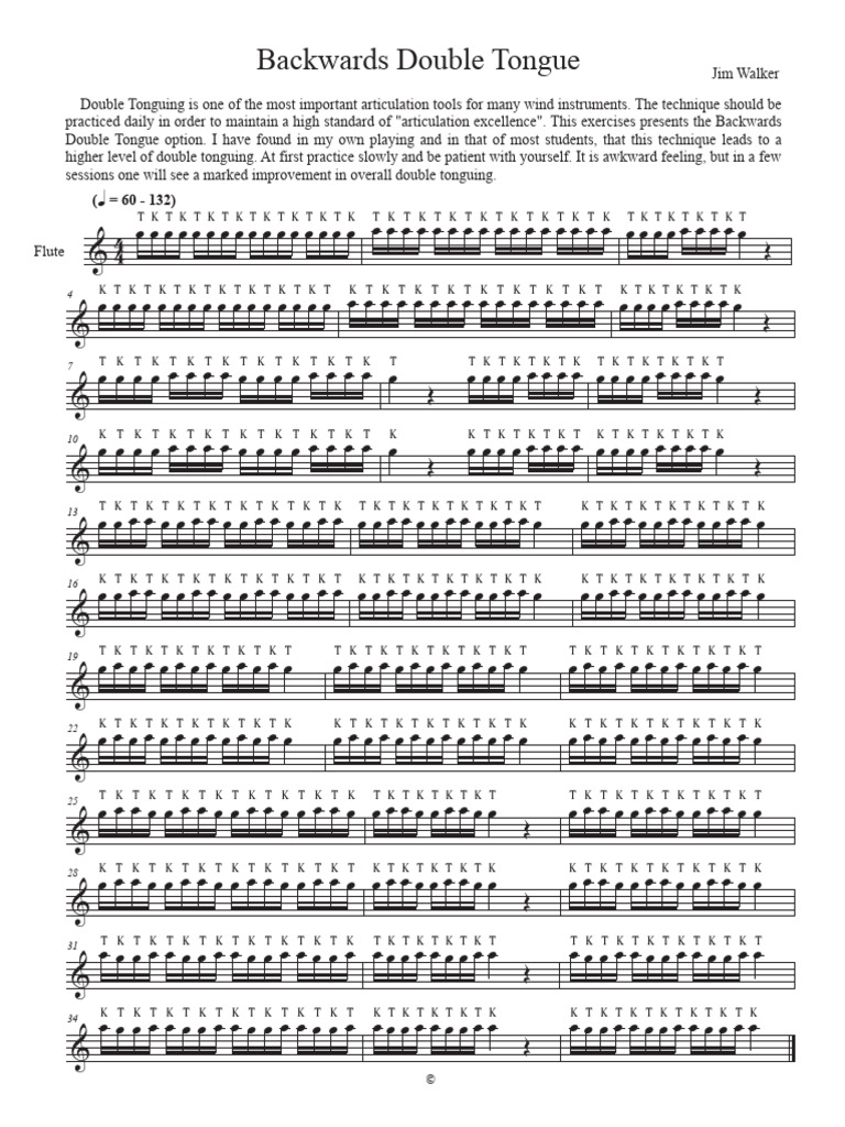 Backwards Double Tongue-1 | PDF