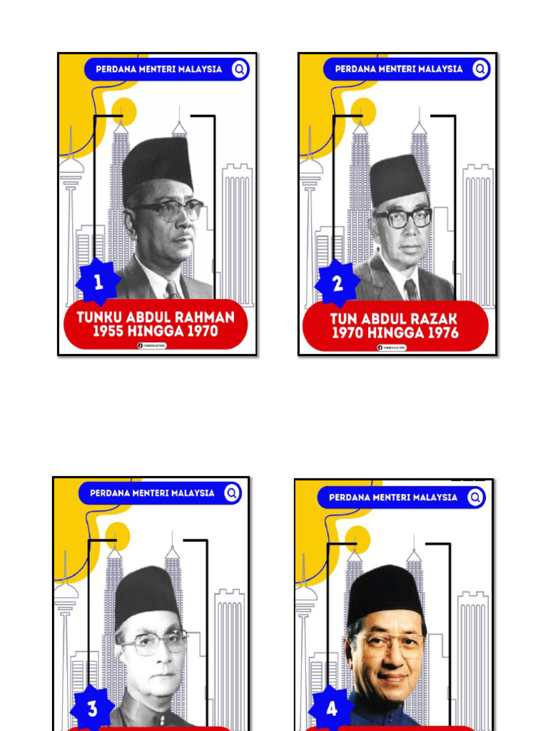 Koleksi Gambar Perdana Menteri Malaysia | PDF