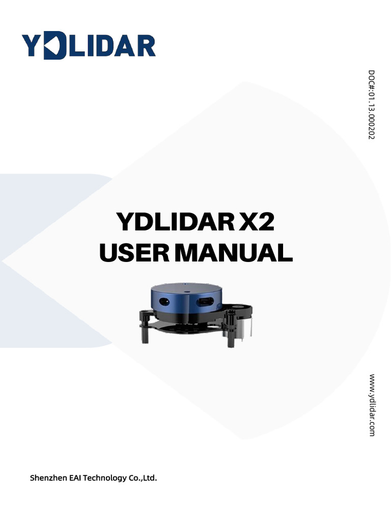 YDLIDAR X2 Lidar User Manual V1.3 (240124) | PDF | Usb | Device Driver