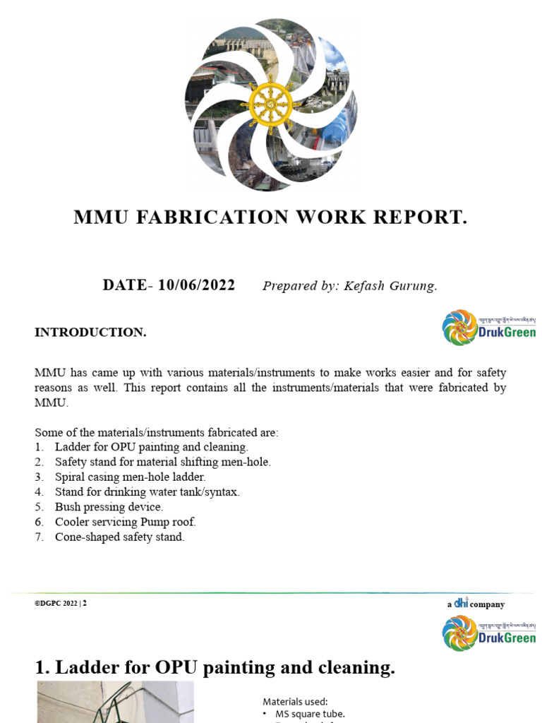 Fabrication Report | PDF | Mechanical Engineering | Industrial Processes