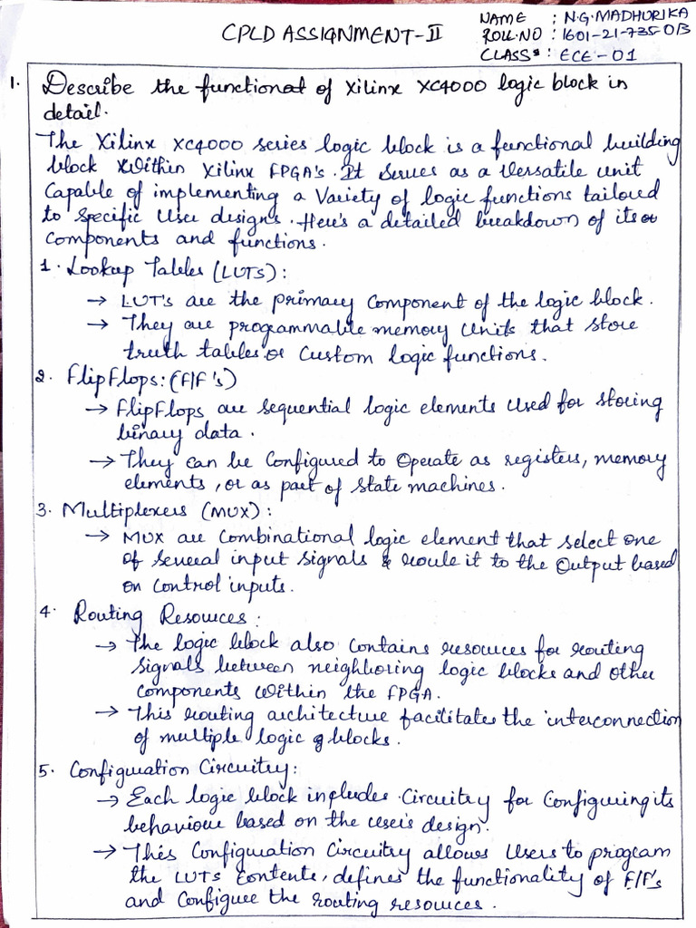 CPLD Assignment 2 | PDF