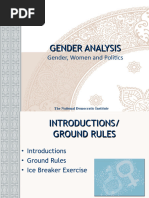 Gender Analysis Frameworks Overview | PDF | Gender Analysis | Gender