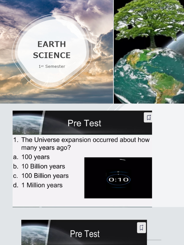 EARTH SCIENCE Lesson 1 | PDF