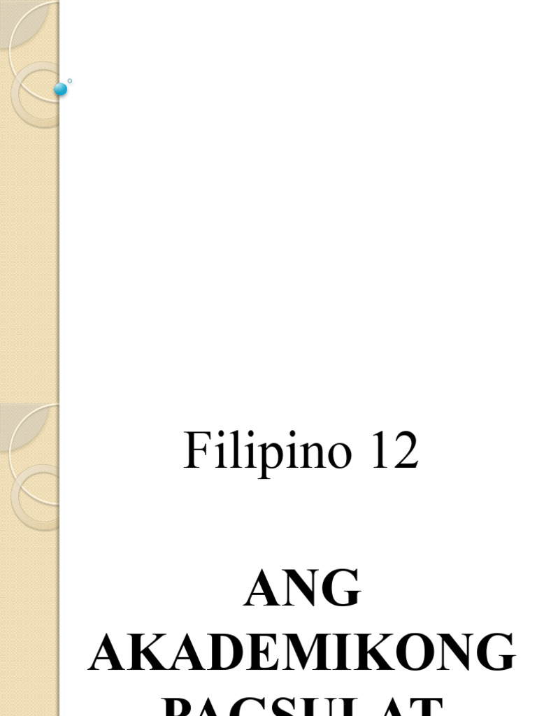 12-Humss (First Week) | PDF