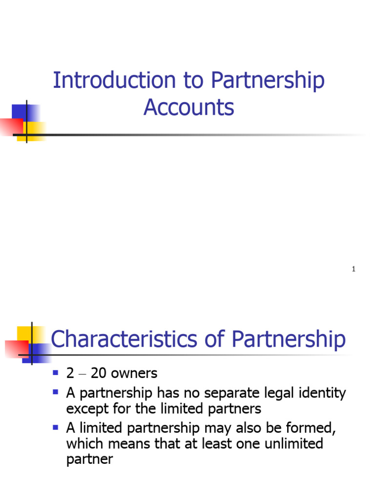 Lecture 10 Introduction To Partnerships | PDF | Partnership | Interest