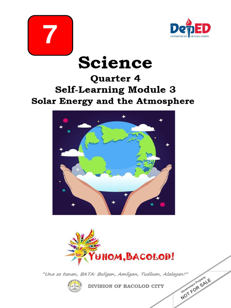 Grade 7 Q4M3 Solar Energy The Atmosphere 2nd Ed | PDF | Atmosphere Of ...