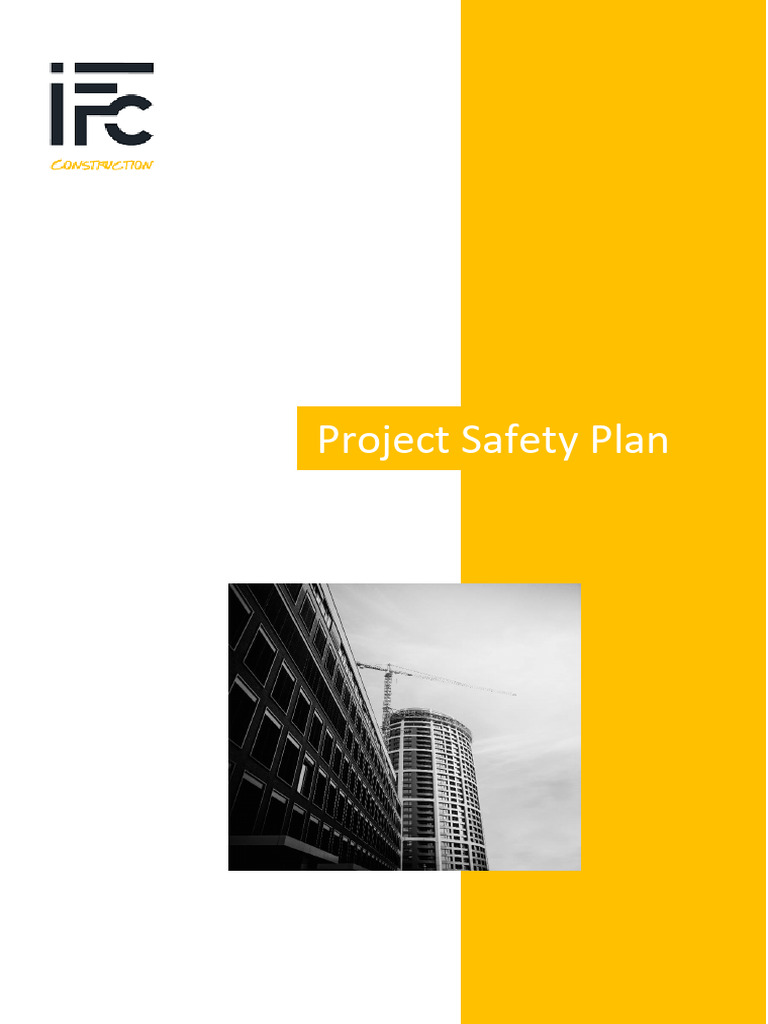 Project Safety Plan Updated | PDF | Concrete | Safety