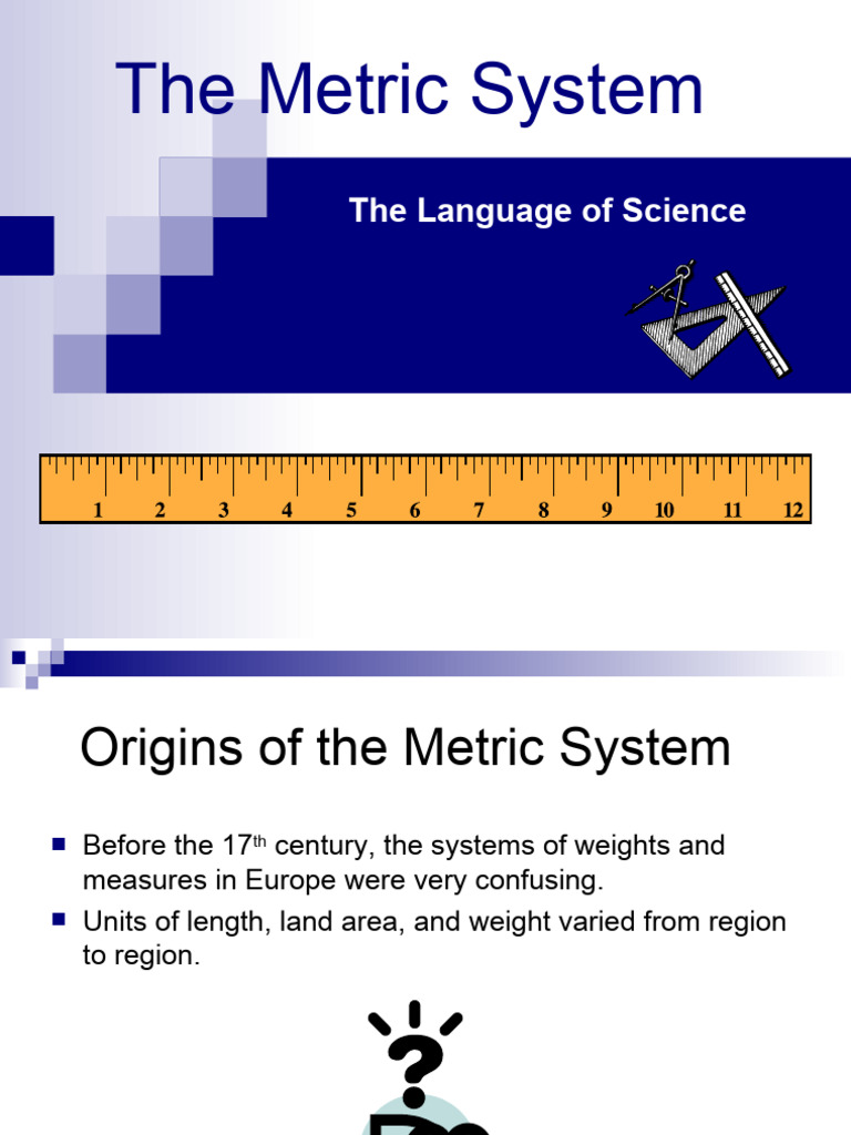 Metric-System | PDF | International System Of Units | Units Of Measurement