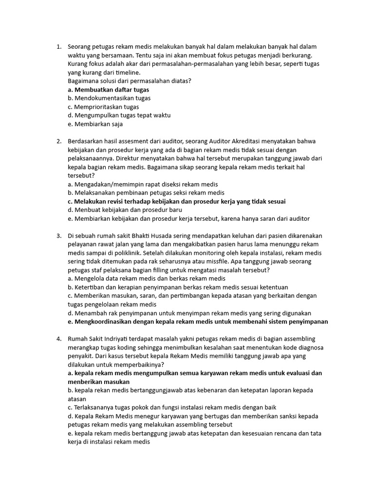 30 Soal Pilgan | PDF | Bisnis