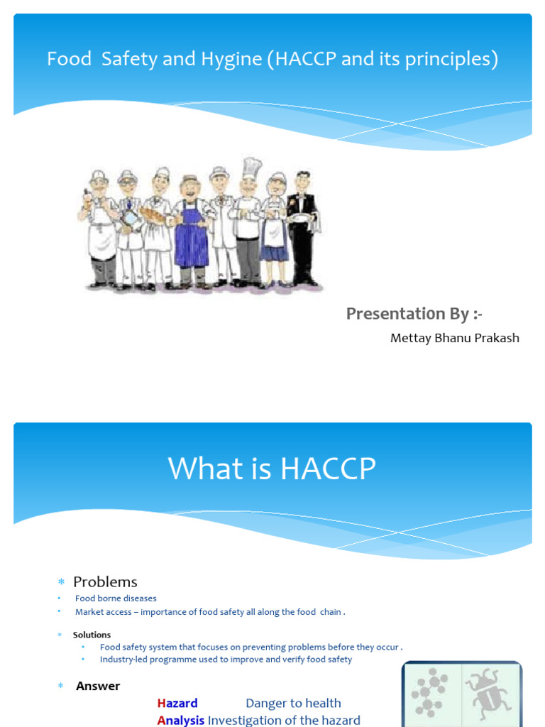 HACCP Principles for Food Safety | PDF | Hazard Analysis And Critical ...