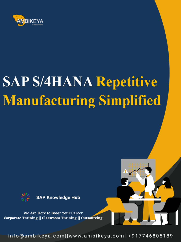 SAP S4HANA Repetitive Manufacturing Simplified | PDF | Business ...