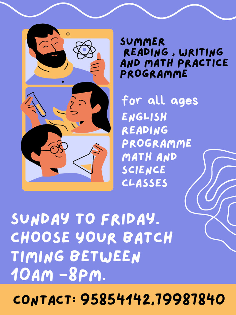 Summer Reading and Writing Programme | PDF