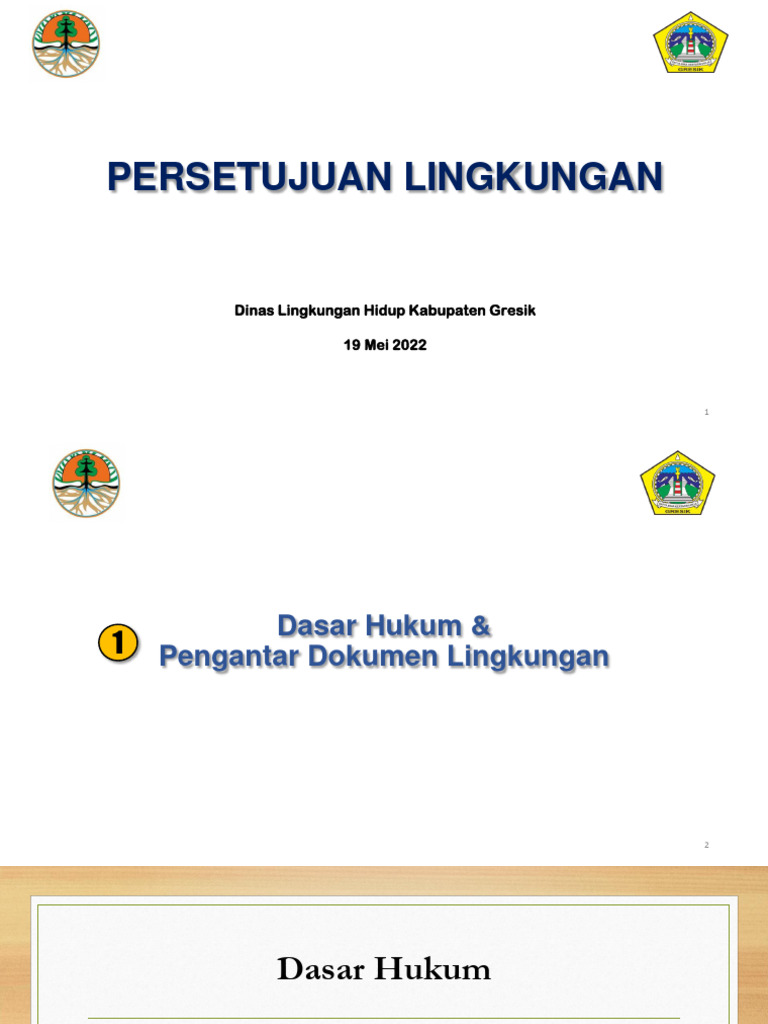 Persetujuan Lingkungan Non Berusaha 19 Mei 2022 | PDF