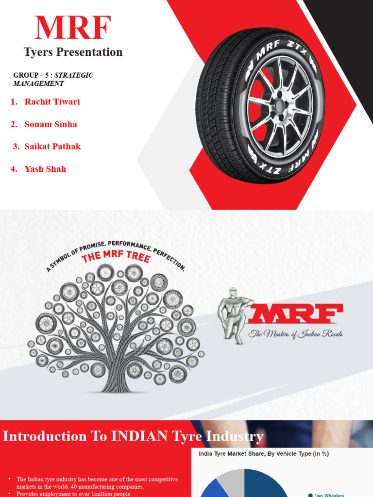 MRF Tyres: Indian Market Insights & Strategies | PDF | Tire | Leadership