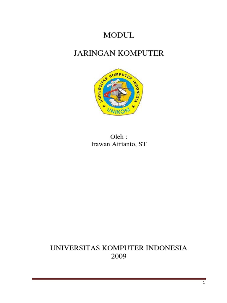 Suplemen II - Modul Jaringan Komputer | PDF | Bisnis | Komputer