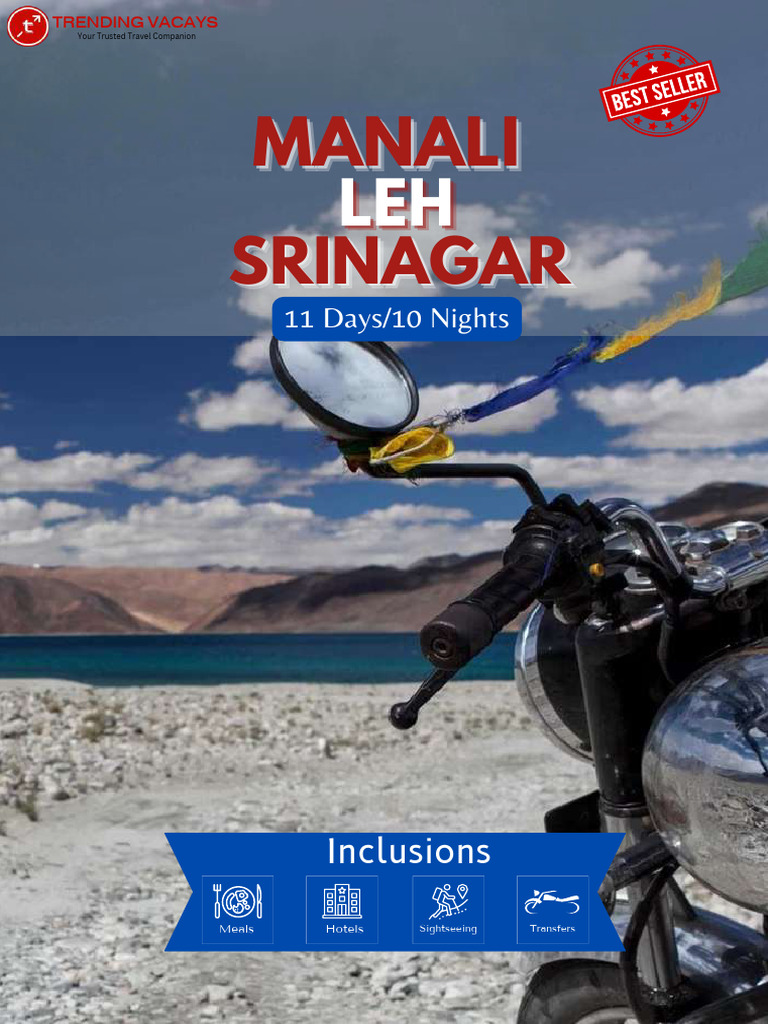 11 Days Delhi Manali Leh Srinagar Delhi | PDF