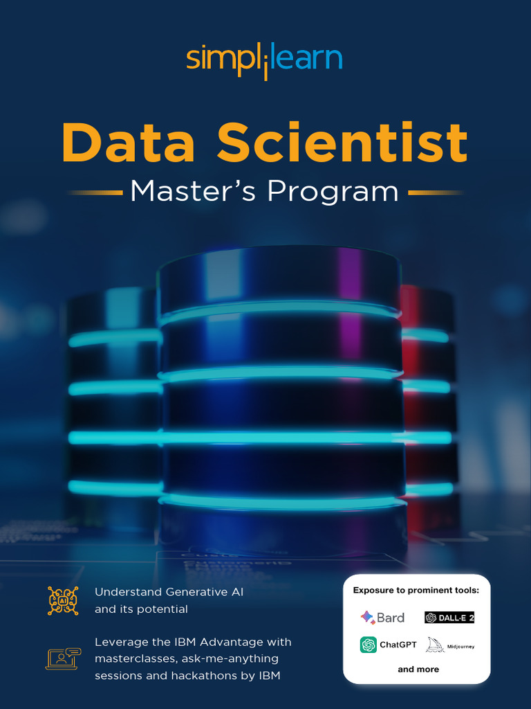 Data Scientist Master Program Brochure Simplilearn - V2 - 14-06-2024 | PDF | Artificial ...