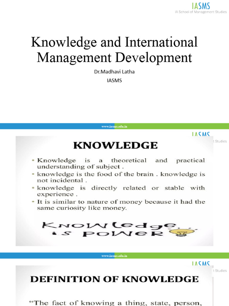 Knowledge Transfer in HR Management | PDF | Knowledge | Human Resource ...