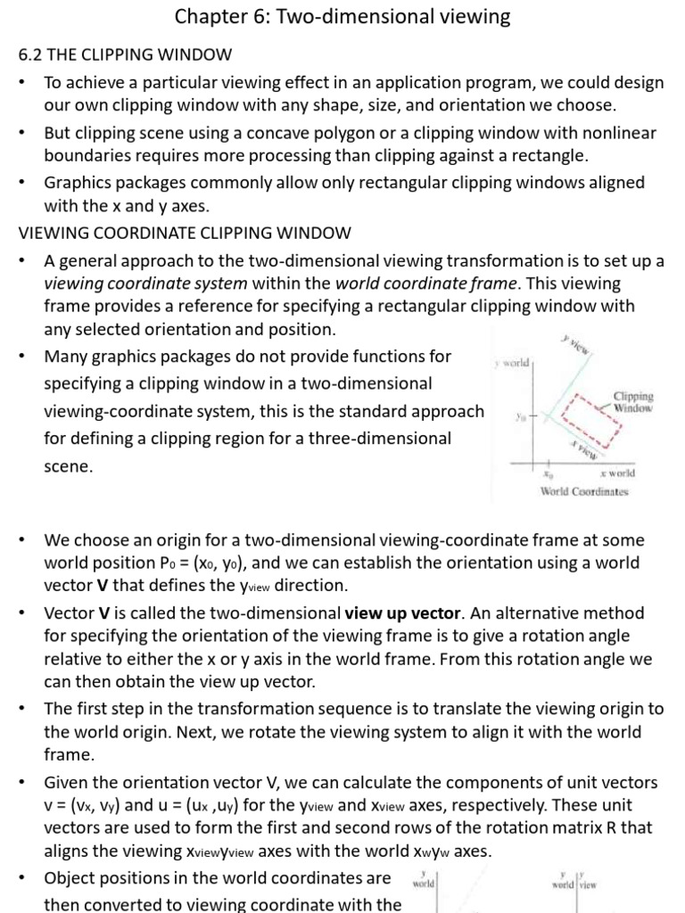 Two-Dimensional Clipping and Viewing Techniques | PDF | Color ...
