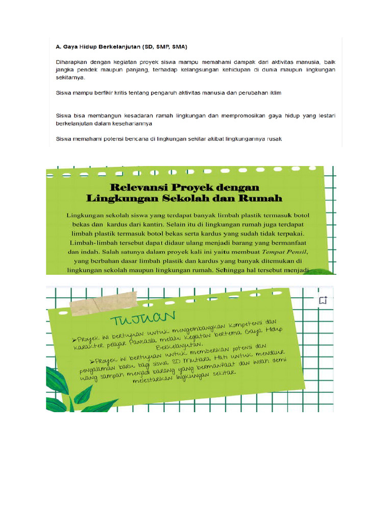 Tugas p5 Kelas 5 TGL 3 Agustus 2024 | PDF