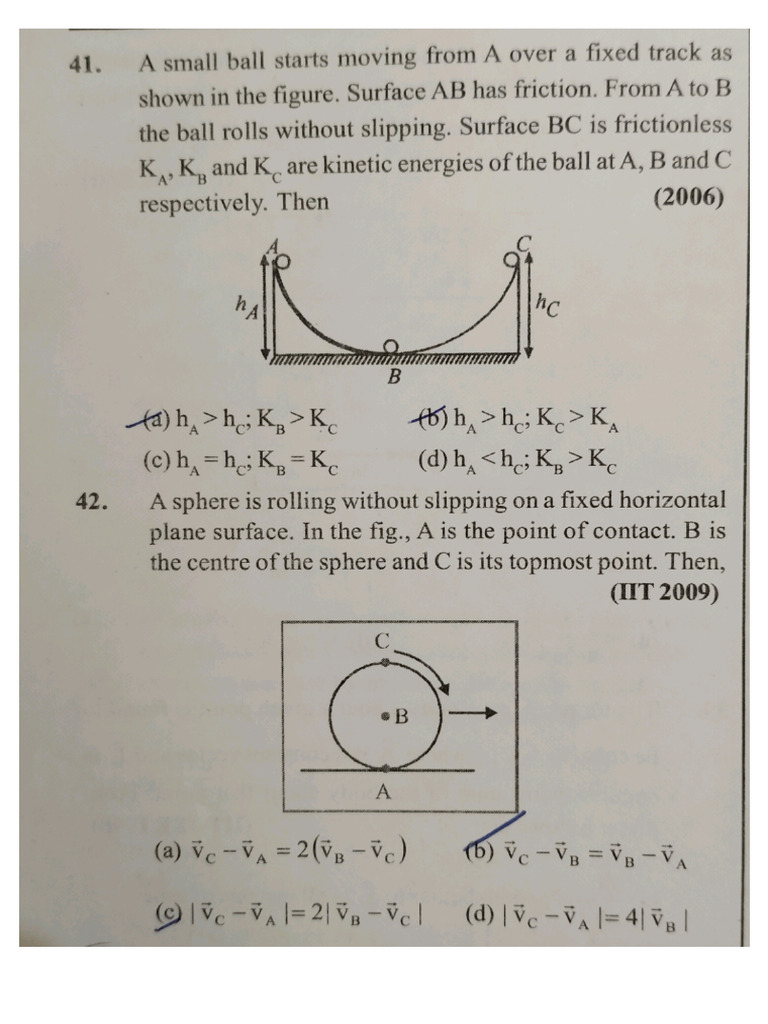Rotational Motion Top Problems. | PDF