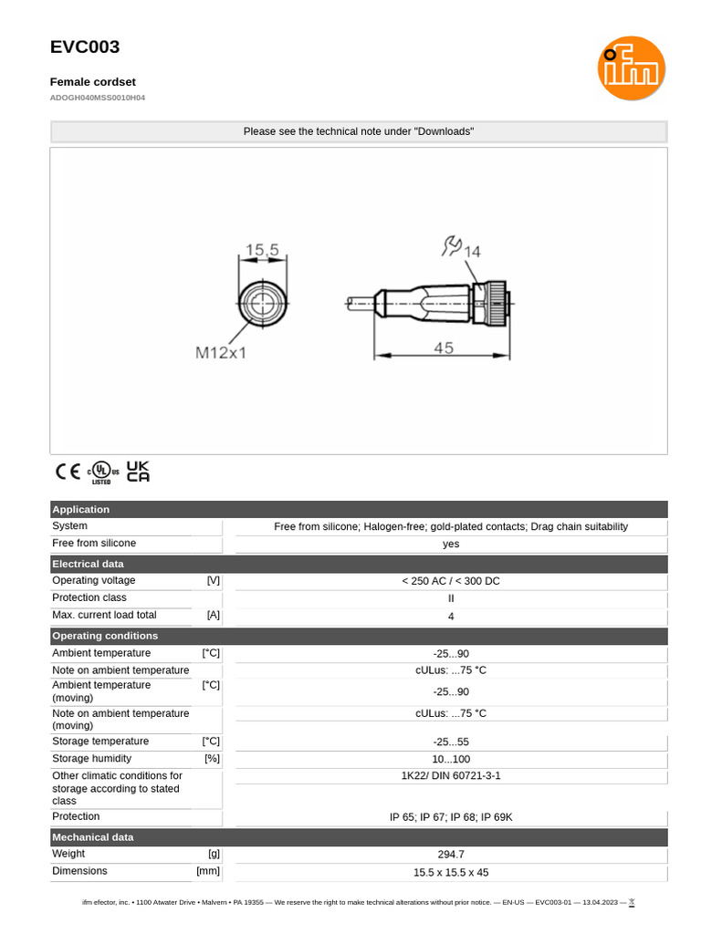 EVC003 | PDF | Electrical Connector | Electrical Equipment